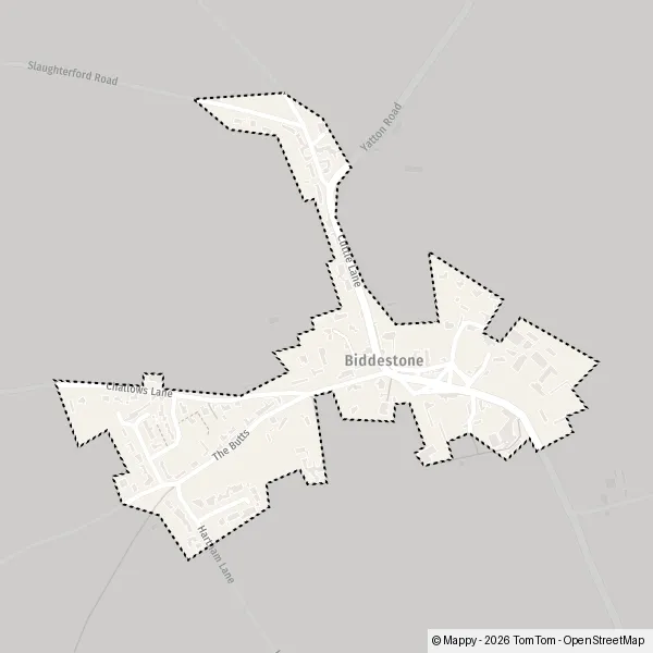 Map Biddestone: map of Biddestone (SN14 7) and practical information