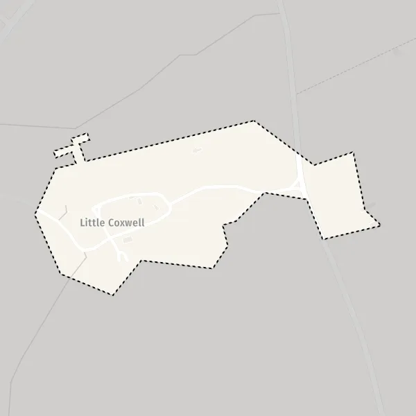 Map Little Coxwell: map of Little Coxwell (SN7 7) and practical information