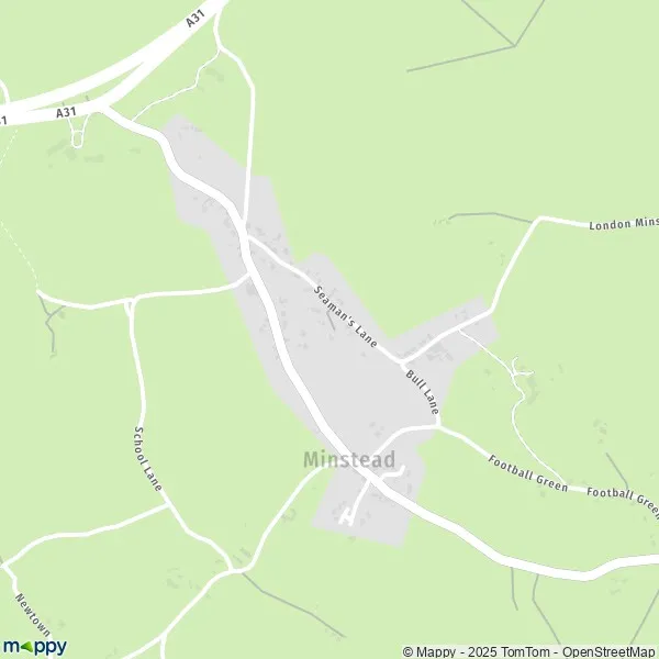 Map Minstead: map of Minstead (SO43 7) and practical information