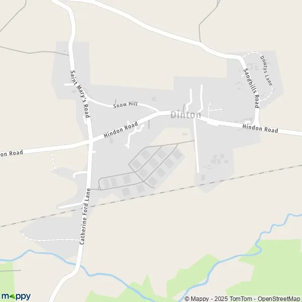 Map Dinton: map of Dinton (SP3 5) and practical information