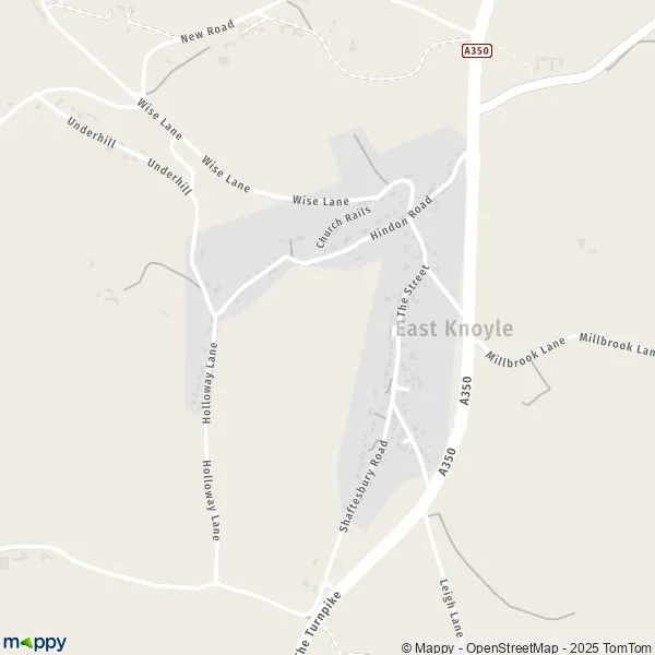 Map East Knoyle: map of East Knoyle (SP3 6) and practical information