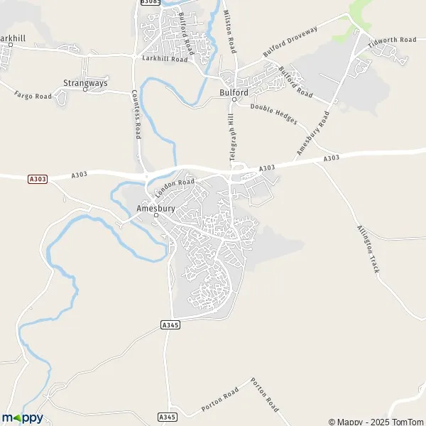 Map Amesbury: map of Amesbury (SP4 7) and practical information
