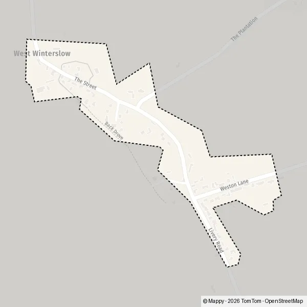 Map West Winterslow: map of West Winterslow (SP5 1) and practical ...