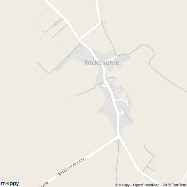 Map Rockbourne: map of Rockbourne (SP6 3) and practical information