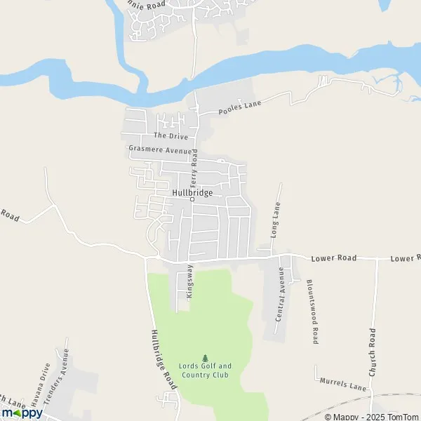 Map Hullbridge: map of Hullbridge (SS5 6) and practical information