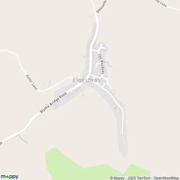 Map Kingstone: map of Kingstone (ST14 8) and practical information