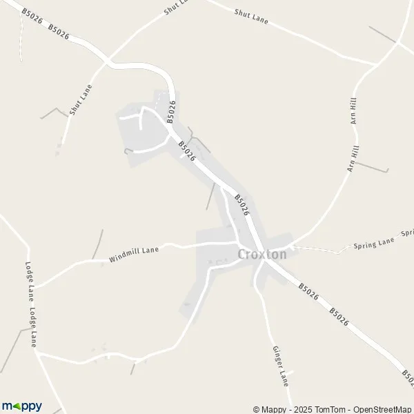 Map Croxton: map of Croxton (ST21 6) and practical information