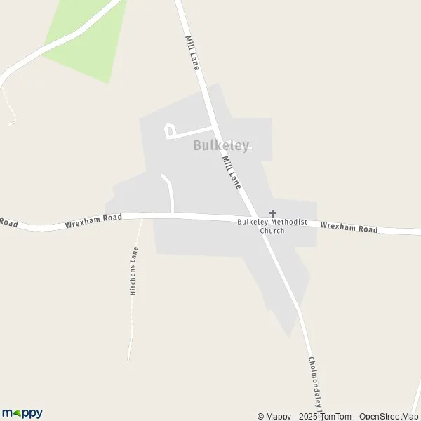Map Bulkeley: map of Bulkeley (SY14 8) and practical information