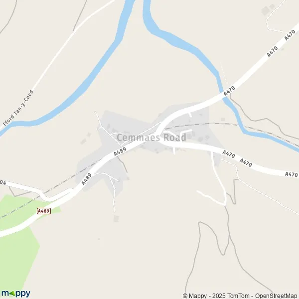 Map Cemmaes Road: map of Cemmaes Road (SY20 8) and practical information