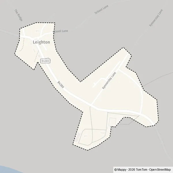 Map Leighton: map of Leighton (SY5 6) and practical information