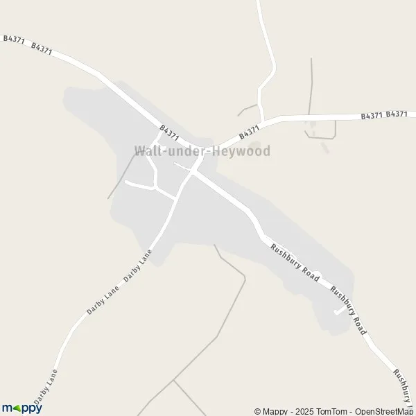 Map Wall under Heywood: map of Wall under Heywood (SY6 7) and practical ...