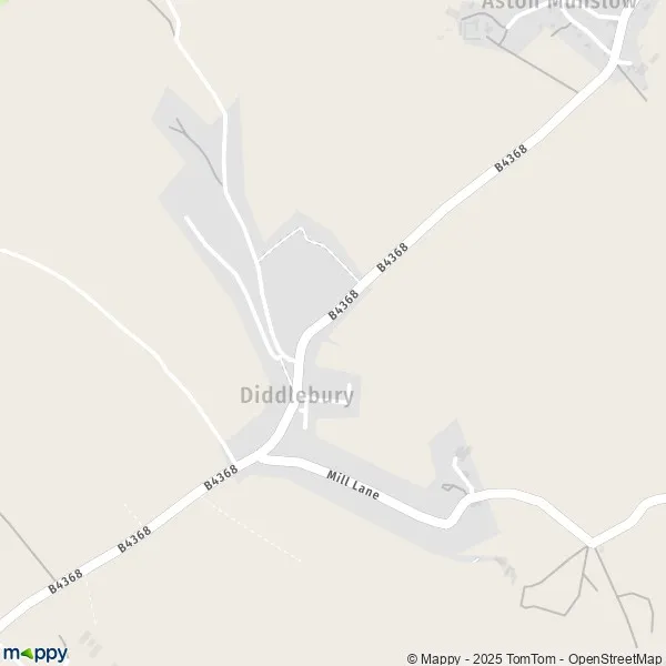 Map Diddlebury: map of Diddlebury (SY7 9) and practical information