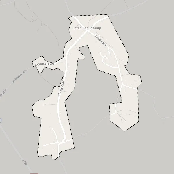 Map Hatch Beauchamp: map of Hatch Beauchamp (TA3 6) and practical ...