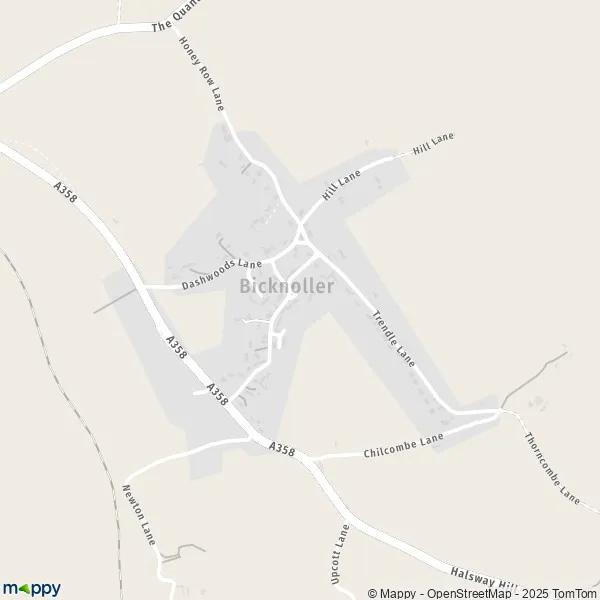 Map Bicknoller: map of Bicknoller (TA4 4) and practical information