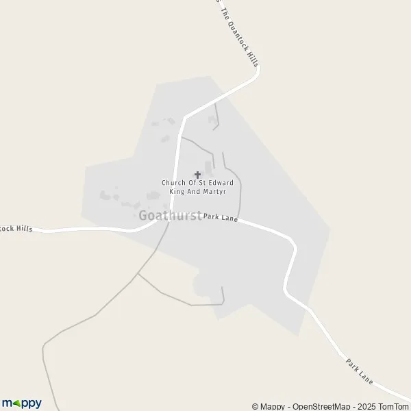 Map Goathurst: map of Goathurst (TA5 2) and practical information