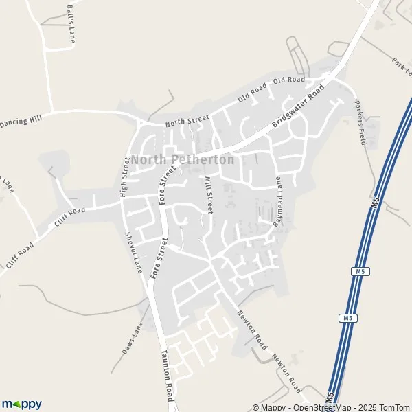 Map North Petherton: map of North Petherton (TA6 6) and practical ...