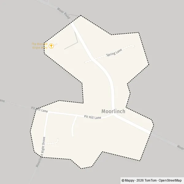 Map Moorlinch: map of Moorlinch (TA7 9) and practical information
