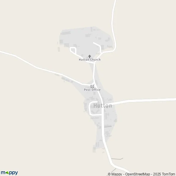 Map Hutton: map of Hutton (TD15 1) and practical information