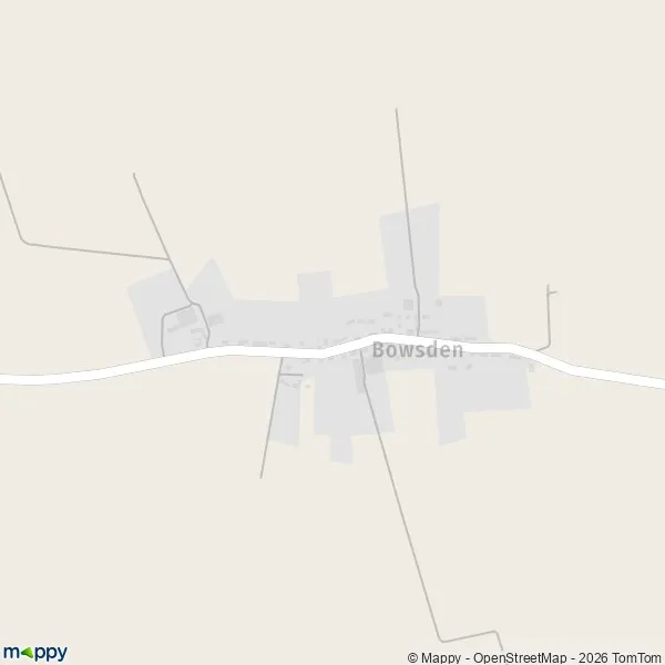 Map Bowsden: map of Bowsden (TD15 2) and practical information