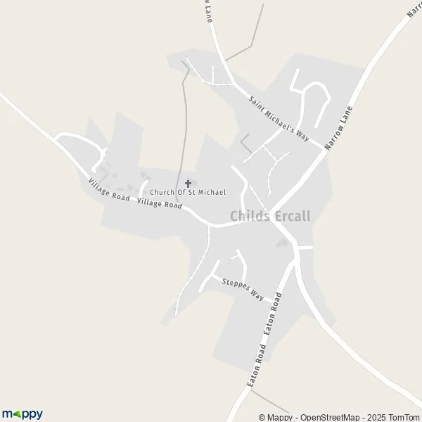 Map Childs Ercall: map of Childs Ercall (TF9 2) and practical information