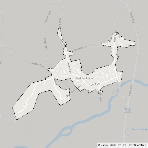 Map East Peckham: map of East Peckham (TN12 5) and practical information