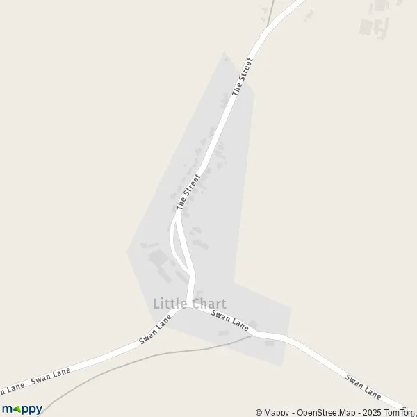 Map Little Chart: map of Little Chart (TN27 0) and practical information