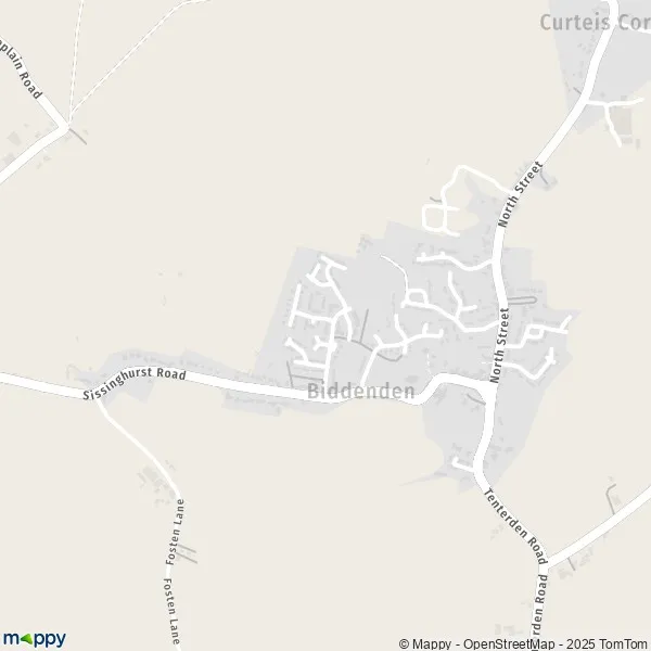 Map Biddenden: map of Biddenden (TN27 8) and practical information