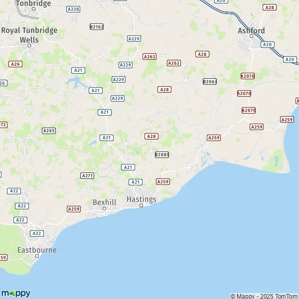 Map Rother: map of Rother (TN31 6) and practical information