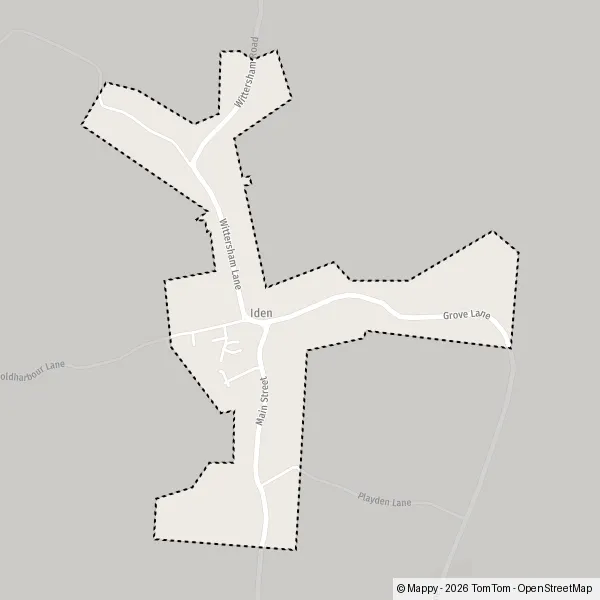 Map Iden: map of Iden (TN31 7) and practical information