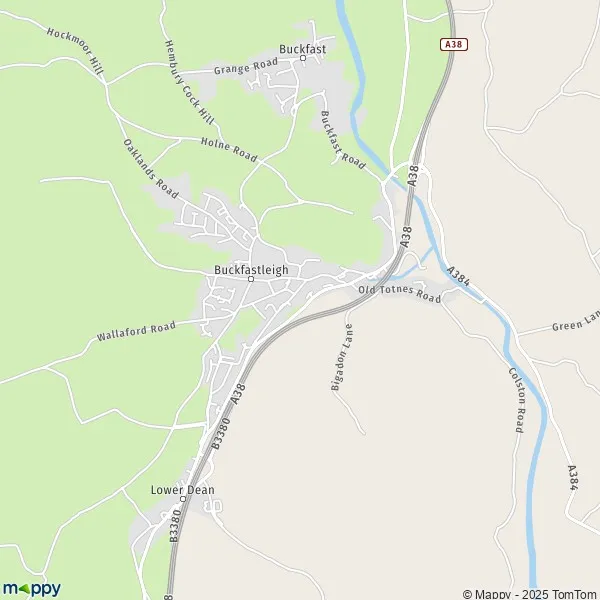 Map Buckfastleigh: map of Buckfastleigh (TQ11 0) and practical information