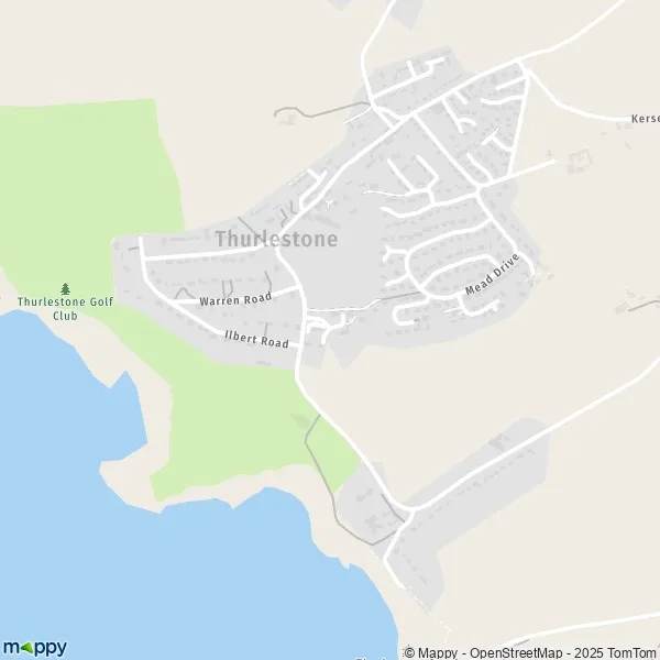 Map Thurlestone: map of Thurlestone (TQ7 3) and practical information