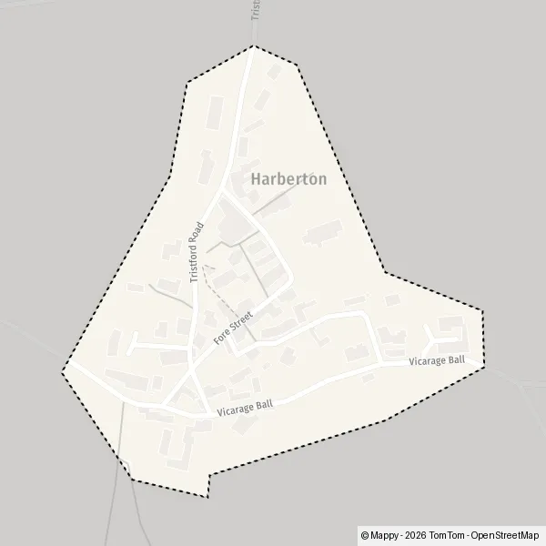 Map Harberton: map of Harberton (TQ9 7) and practical information