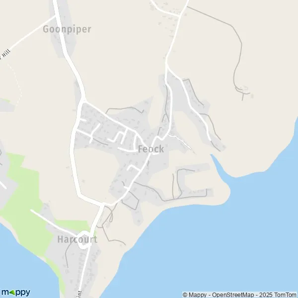 Map Feock: map of Feock (TR3 6) and practical information