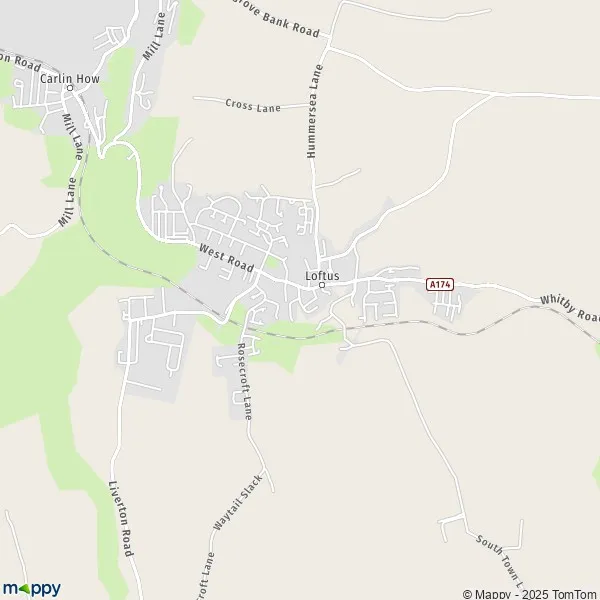 Map Loftus: map of Loftus (TS13 4) and practical information