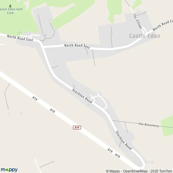 Map Castle Eden: map of Castle Eden (TS27 4) and practical information