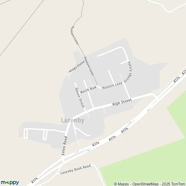 Map Lazenby: map of Lazenby (TS6 8) and practical information