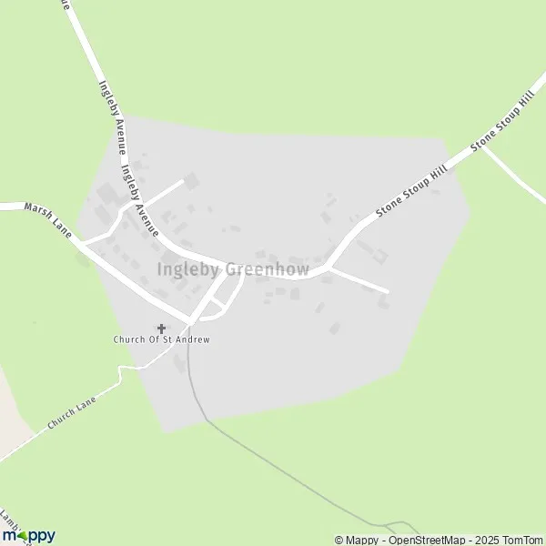 Map Ingleby Greenhow: map of Ingleby Greenhow (TS9 6) and practical ...