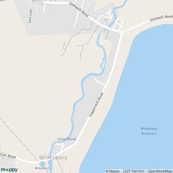 Map Wraysbury: map of Wraysbury (TW19 5) and practical information