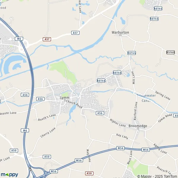 Map Lymm: map of Lymm (WA13 0) and practical information