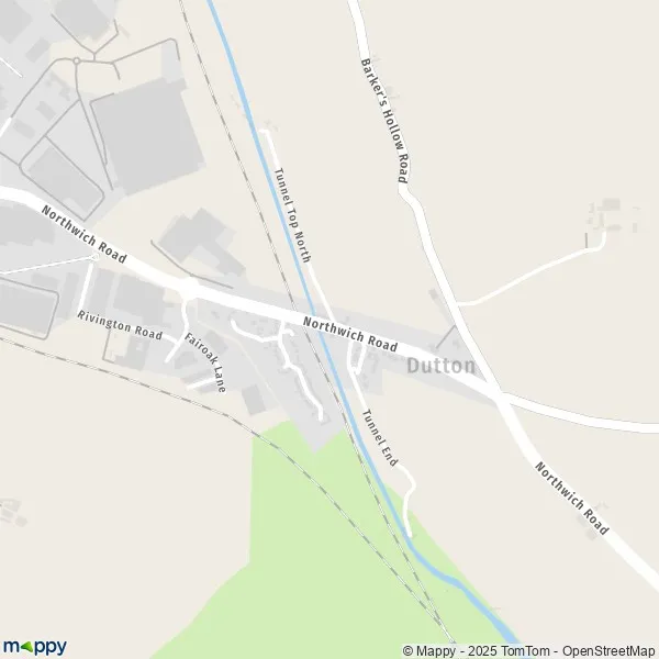 Map Dutton: map of Dutton (WA4 4) and practical information