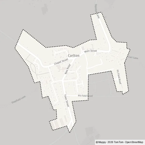 Map Carlton: map of Carlton (WF3 3) and practical information