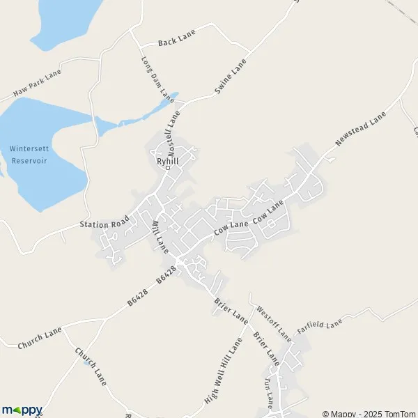 Map Ryhill: map of Ryhill (WF4 2) and practical information