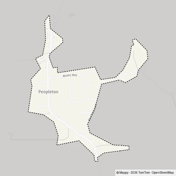 Map Peopleton: map of Peopleton (WR10 2) and practical information