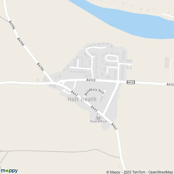 Map Holt Heath: map of Holt Heath (WR6 6) and practical information