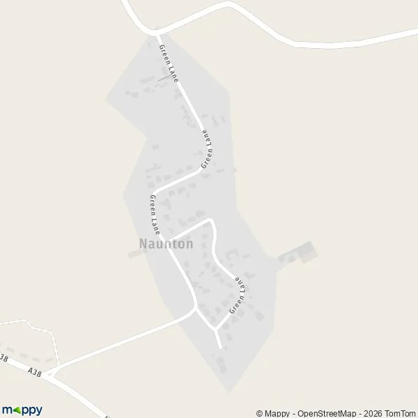 Map Naunton: map of Naunton (WR8 0) and practical information