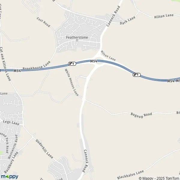 Map Featherstone: map of Featherstone (WV10 7) and practical information