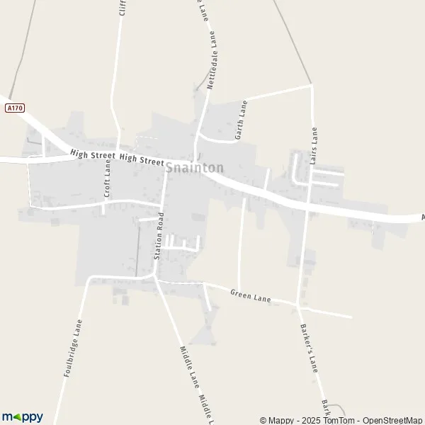 Map Snainton: map of Snainton (YO13 9) and practical information