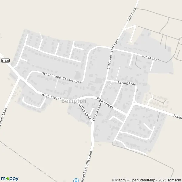 Map Bempton: map of Bempton (YO15 1) and practical information