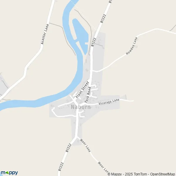 Map Naburn: map of Naburn (YO19 4) and practical information