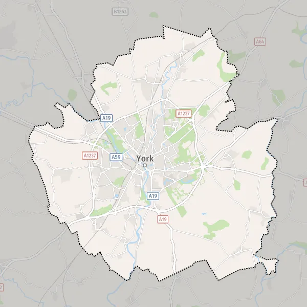 Map York: map of York (YO23 3) and practical information